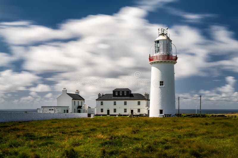 Long Exposure View of the Loop Head Lighthouse in County Clare in ...