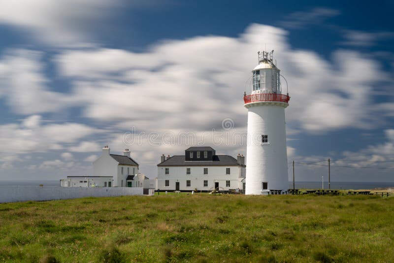 Long Exposure View of the Loop Head Lighthouse in County Clare in ...