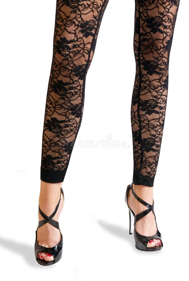 Long Female Legs on High Heels Stock Photo - Image of legs, female ...