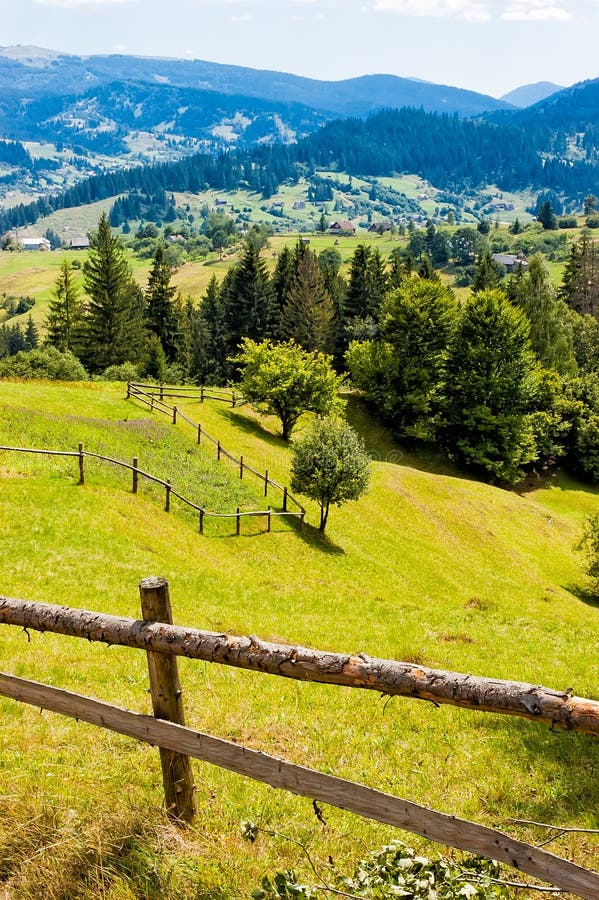 The long fence stock image. Image of hedge, landscape - 28934659