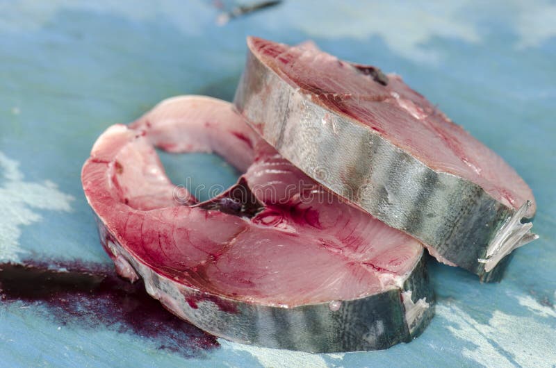 Long Fin Tuna on Ice at the Fish Market, Stock Image - Image of cold ...