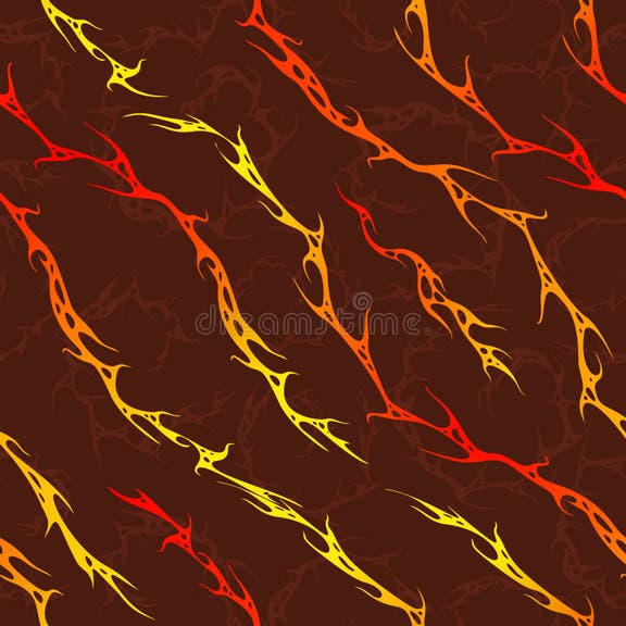 Long flames pattern stock vector. Illustration of curve - 50521840