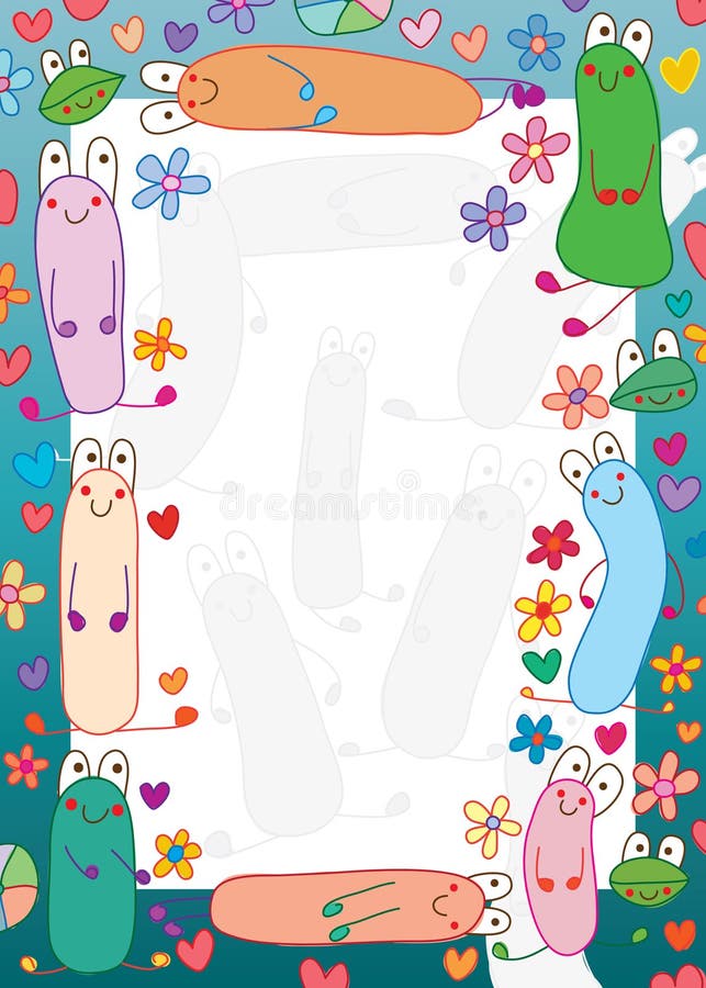 Long frog frame stock vector. Illustration of show, tape - 312736010