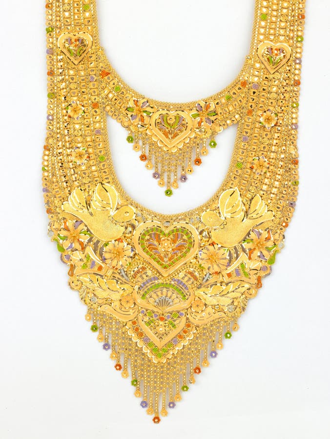 Long gold chain stock image. Image of beauty, beautiful - 8386801