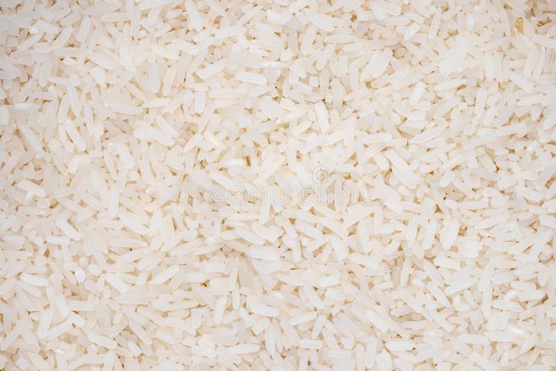 Long Grain Rice Pattern. Top View Jasmin Rice Background and Texture ...