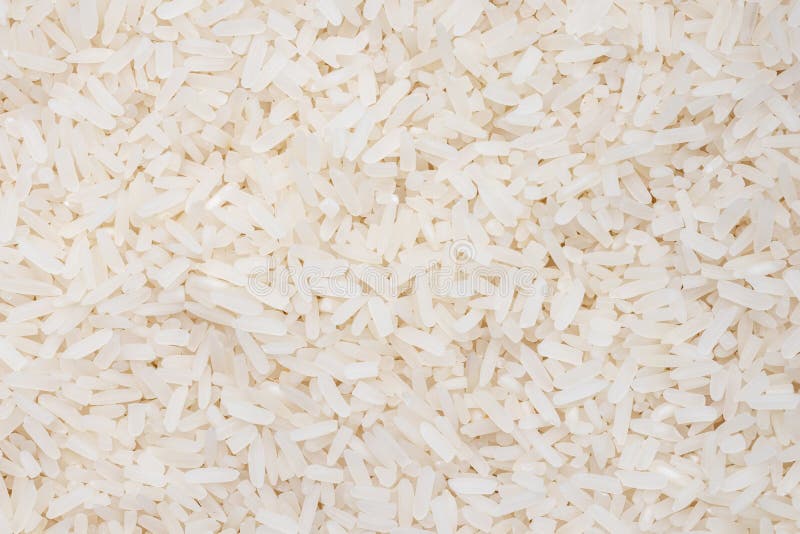 Long Grain Rice Pattern. Top View Jasmin Rice Background and Texture ...