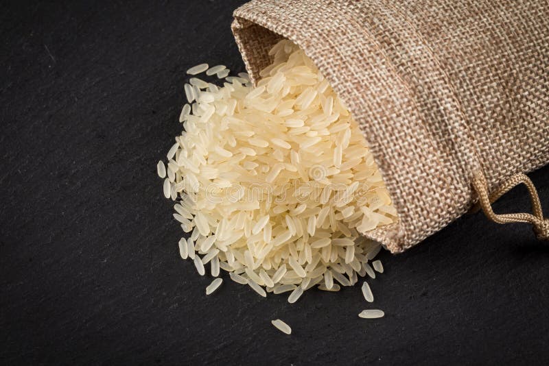 Sackful of rice stock image. Image of store, freight - 19505503
