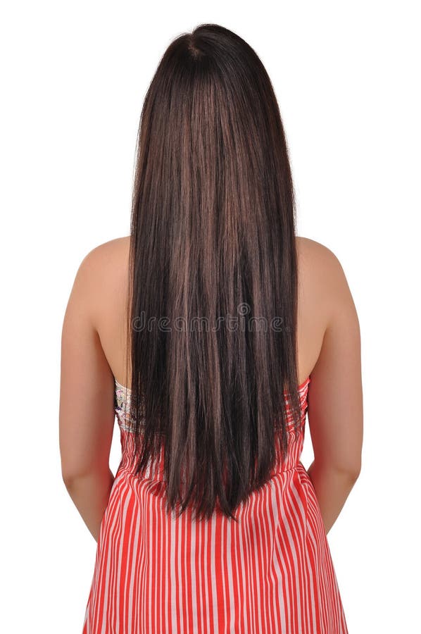 Back and long hair stock image. Image of hair, isolated - 8502791