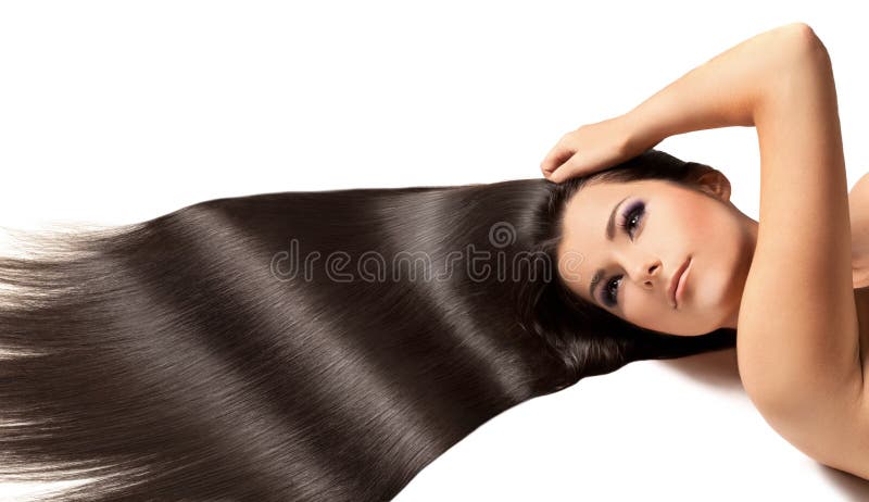 Long Hair. High Quality Image Stock Image - Image of gloss, perfect ...