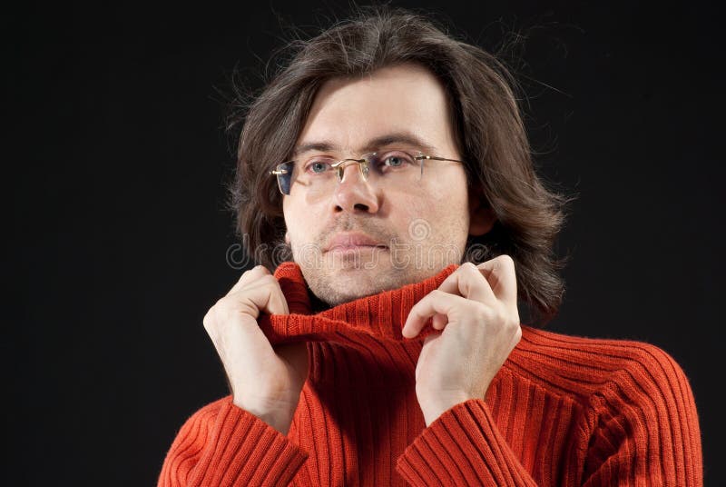 Long hair man stock photo. Image of masculine, cool, attractive - 19543138