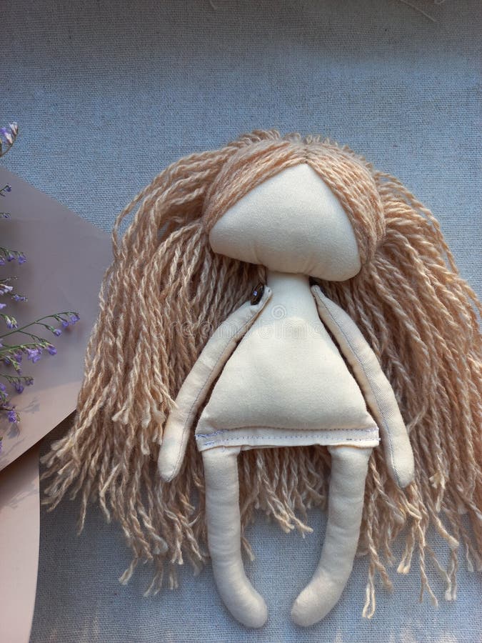 Long Hair Rag Doll for Kids Stock Image - Image of organ, doll: 229345267