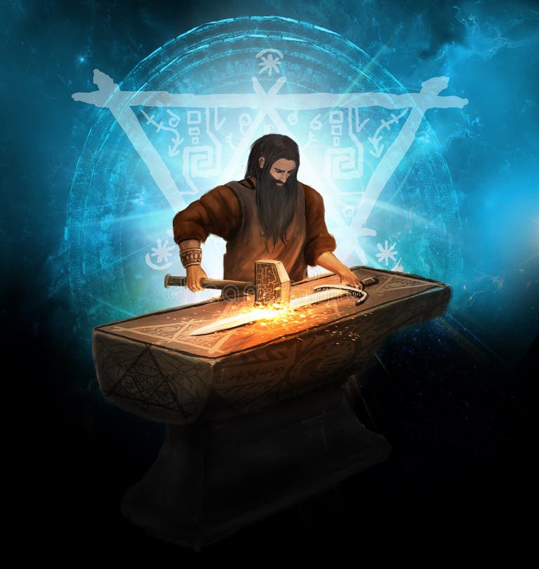 Blacksmith Master Stock Illustrations – 618 Blacksmith Master Stock ...