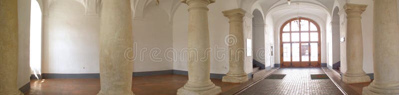 Long hall stock image. Image of lonely, education, corridor - 2600625