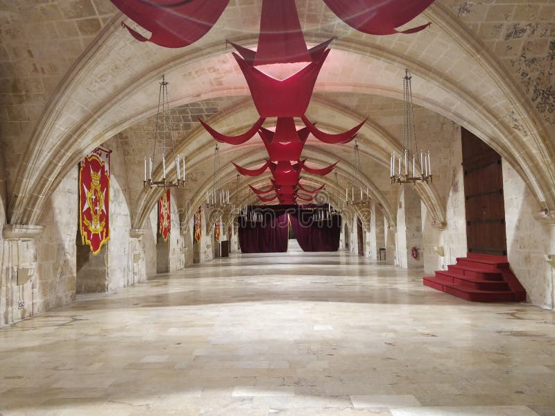 Long hall stock image. Image of lonely, education, corridor - 2600625