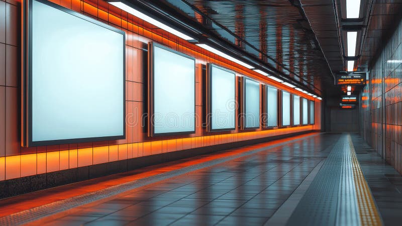 Long Hallway Featuring a Large Window and a Simple Wall Design with ...