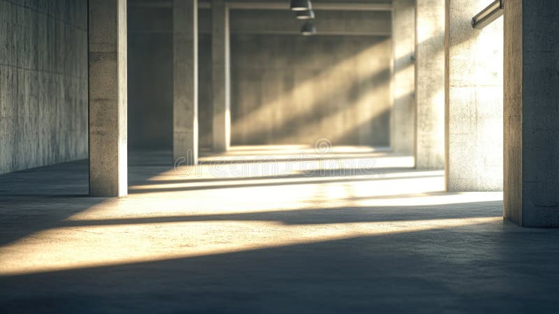 A Long Hallway with Light Shining through the Windows, Great for ...