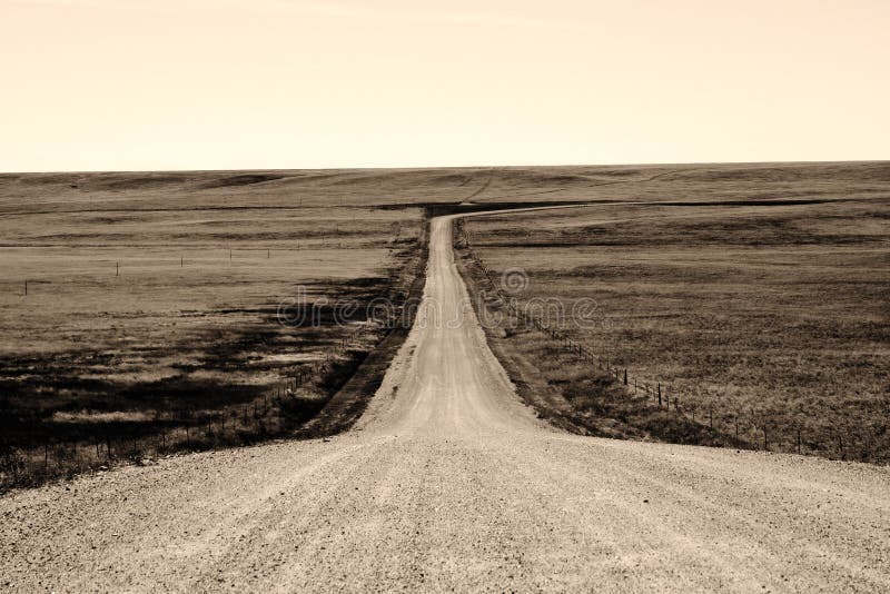 Long Hard Road stock image. Image of dirt, plains, grass - 6328869