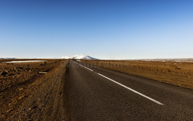 Long hard road stock image. Image of panorama, travel - 70752223