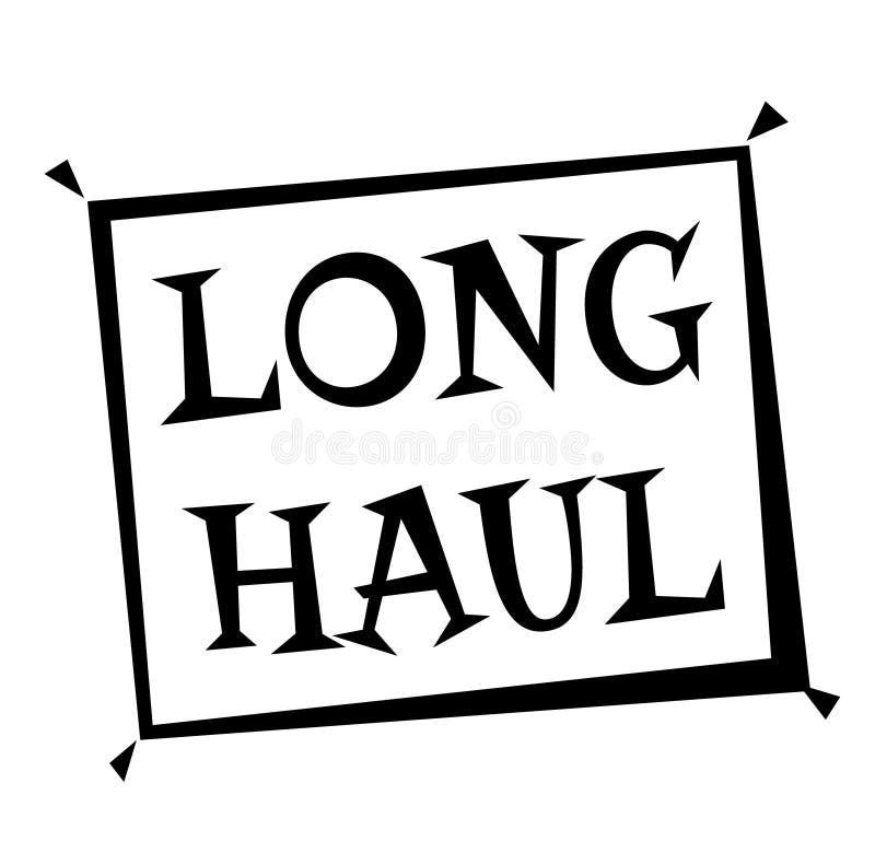 Long Haul rubber stamp stock vector. Illustration of symbol - 96491926