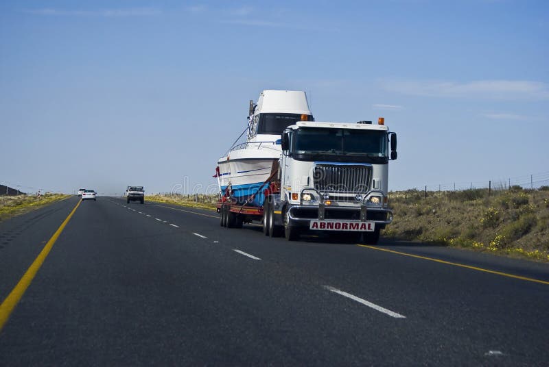 Long Haul Transportation - Abnormal Load Stock Photo - Image of horse ...