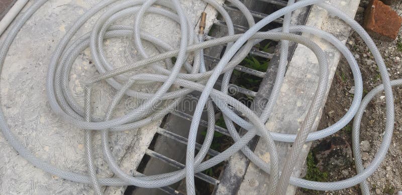 The long hoses was tangled stock photo. Image of tangled - 234939538