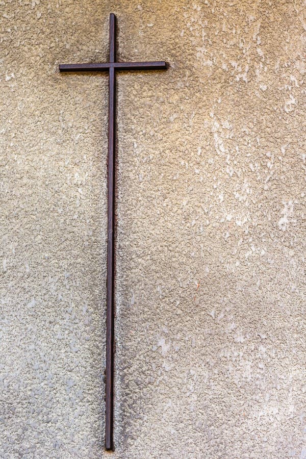 Long iron Cross stock photo. Image of marble, religion - 88531572