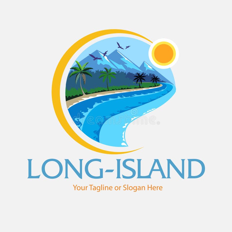 Long Island symbol stock vector. Illustration of island - 262786766