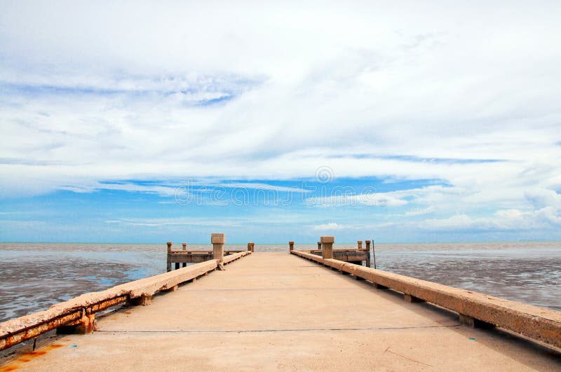 The long jetty stock image. Image of dream, quiet, peaceful - 19193389