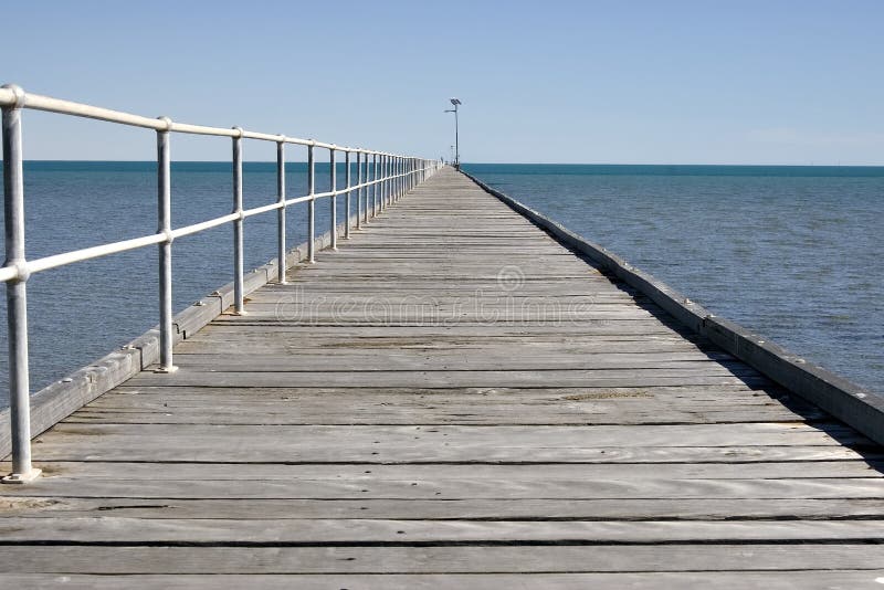 Long jetty stock image. Image of pier, long, wood, wooden - 2083869