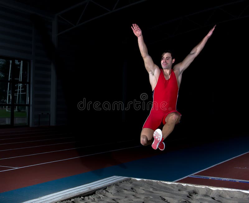 Long jump athlete stock photo. Image of sports, speed - 37649624