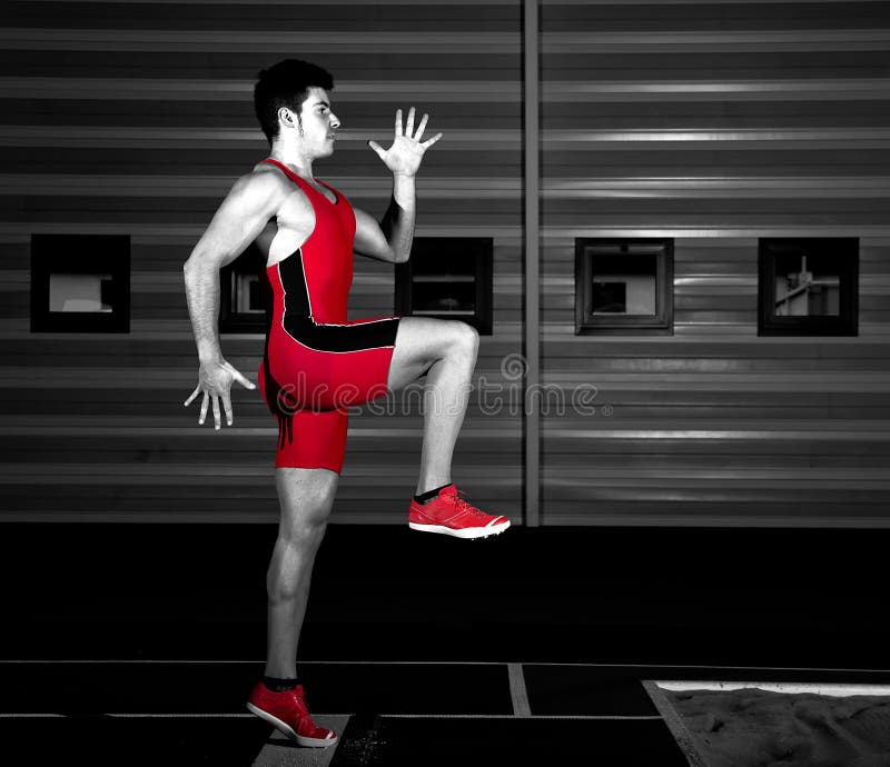 Long jump athlete stock image. Image of speed, fitness - 37649637