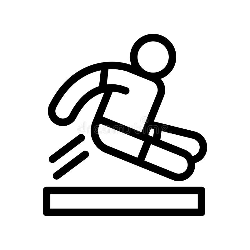 Long Jump Line Stock Illustrations – 865 Long Jump Line Stock ...