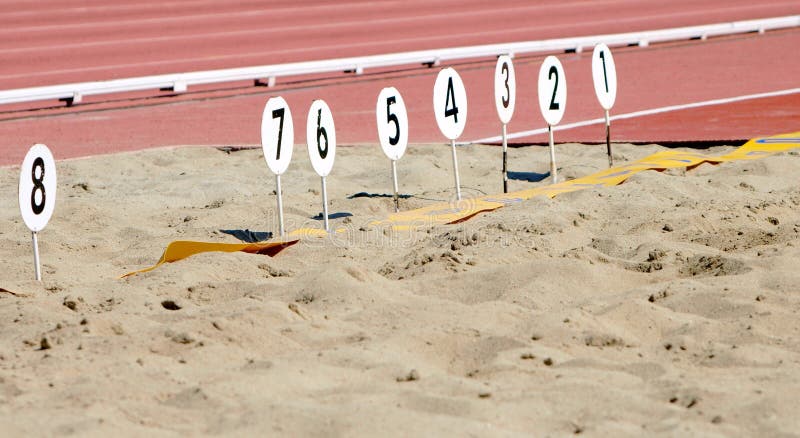 Long Jump Pit Side View