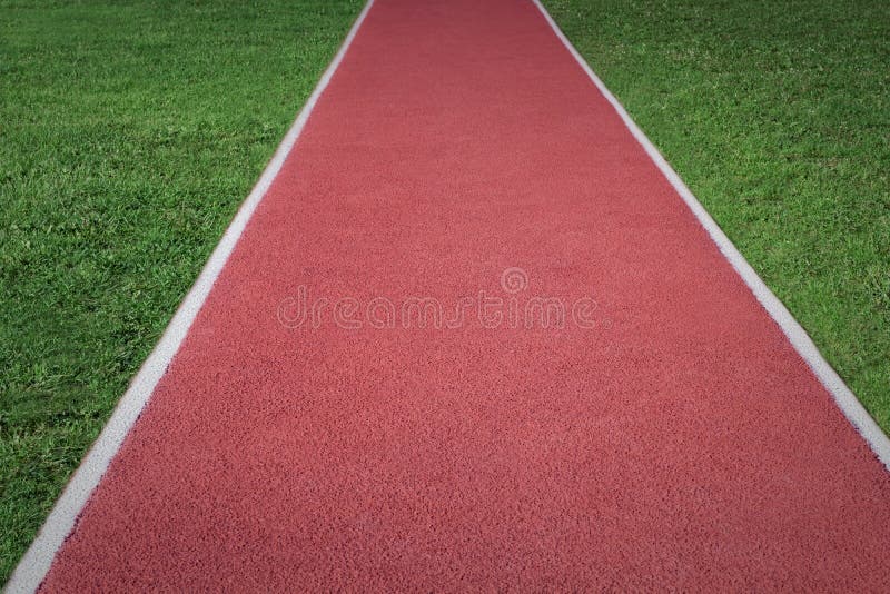 Long Jump Track Athletics Stadium. Sport Background Stock Photo - Image ...