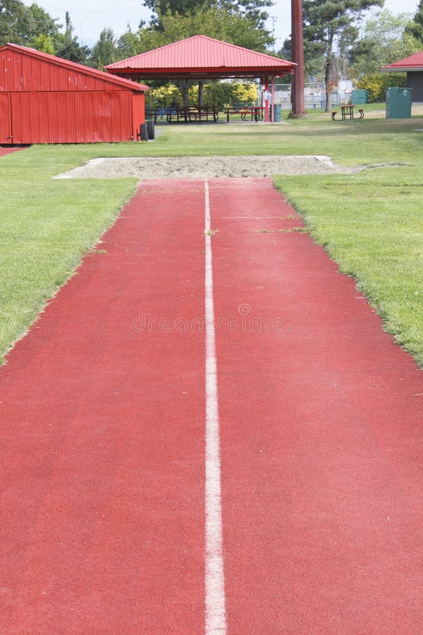 Long jump track stock image. Image of event, paint, painted - 23695111