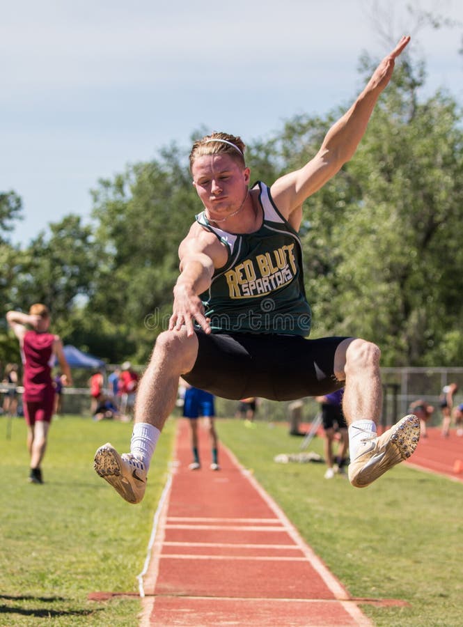 The Long Jumper editorial stock photo. Image of jumping - 86269003
