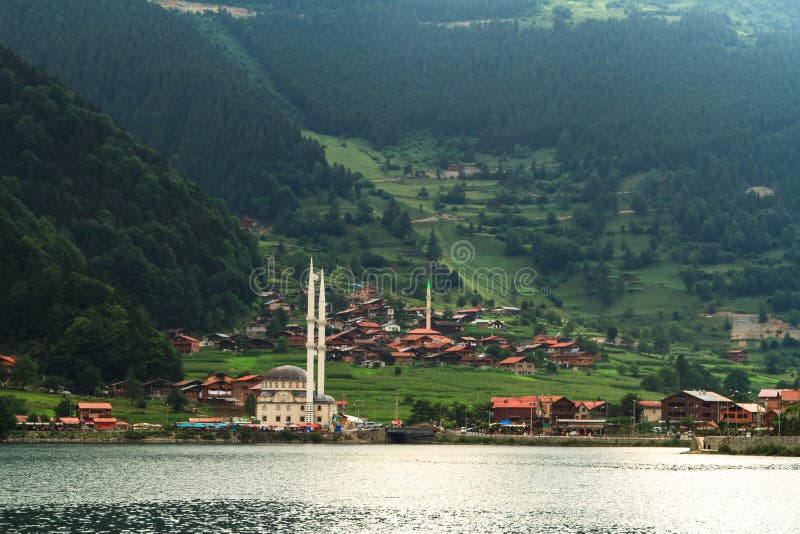 Long Lake in Trabzon stock image. Image of fence, ecology - 33041737
