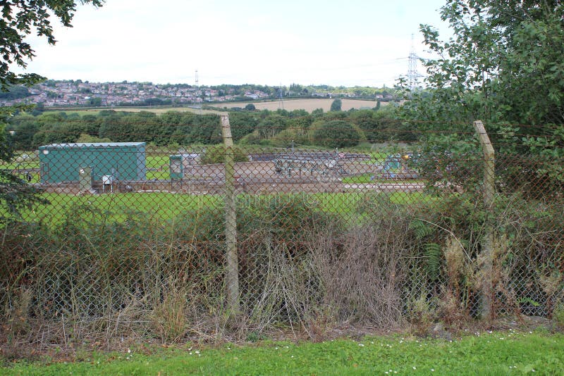 Long Lane sewage works stock photo. Image of treeton - 97765278