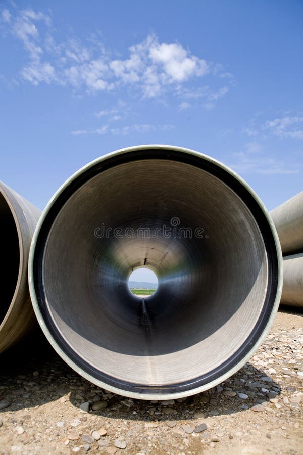 Long large pipe stock image. Image of iron, closeup, curves - 9211909