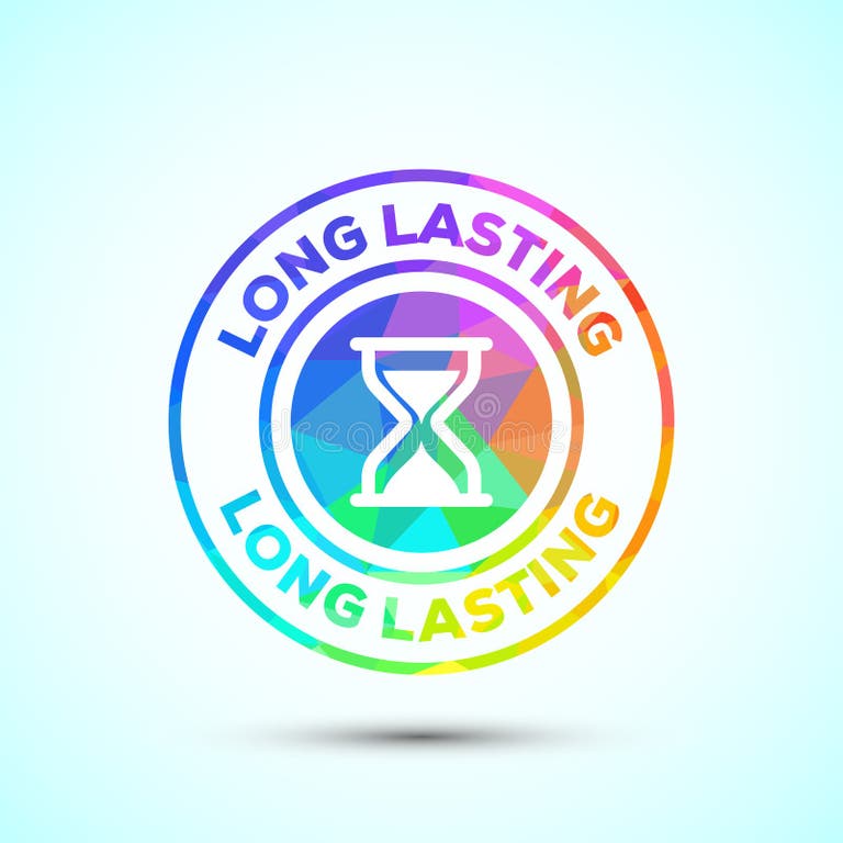 Long Lasting Icon Design Illustration. Durability Icon Design ...