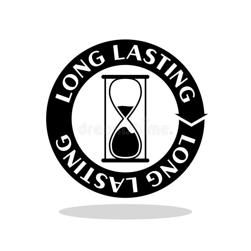 Long Lasting Vector Label Stock Illustrations – 101 Long Lasting Vector ...