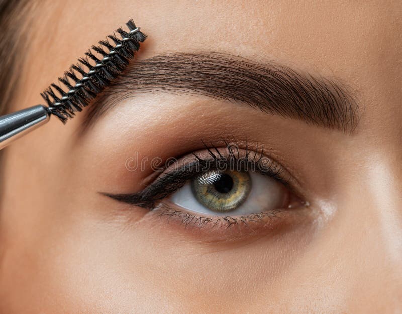Long-lasting Styling of the Eyebrows and Color the Eyebrows. Eyebrow ...