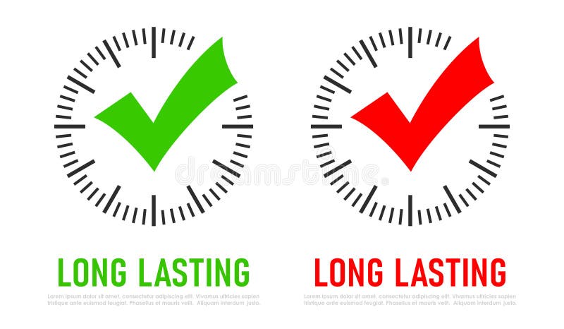 Long lasting vector icon stock vector. Illustration of action - 365302482