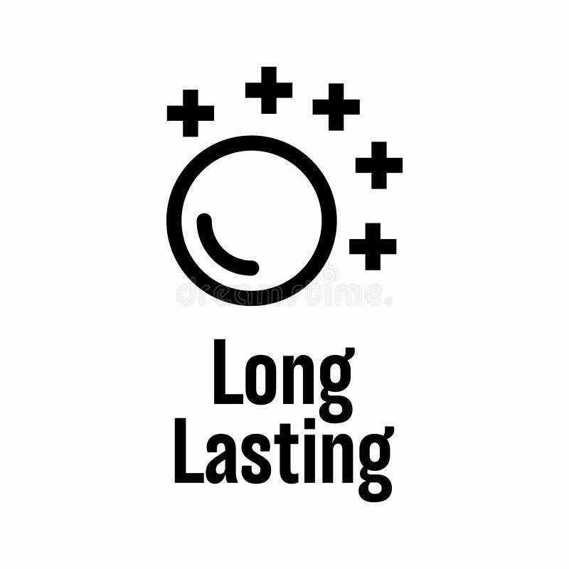Long Life (life Time) Symbol Stock Vector - Illustration of vector ...