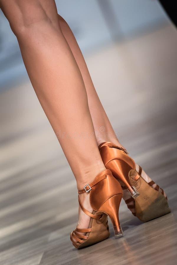Legs of Girl Dancing Latin Dance Stock Image - Image of movement, adult ...