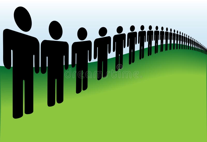 Silhouette People Portraits Heads Faces Stock Vector - Illustration of ...