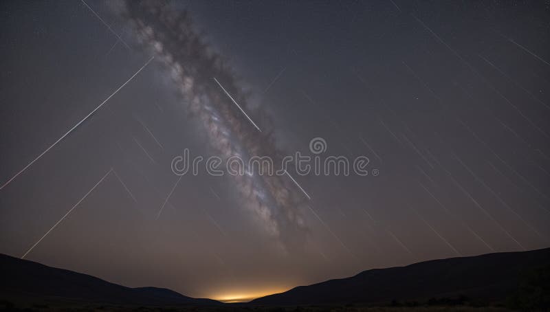 A Long Line of Stars stock illustration. Illustration of danger - 293850624