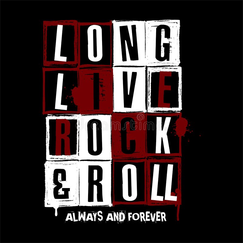 Long Live Rock Roll Stock Illustrations – 75 Long Live Rock Roll Stock ...