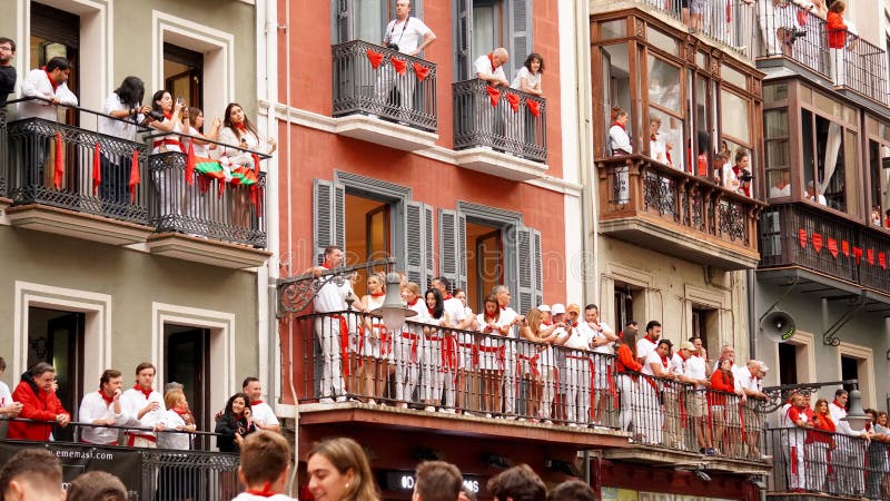 Long Live San Fermin, Gora San Fermin Editorial Stock Photo - Image of ...
