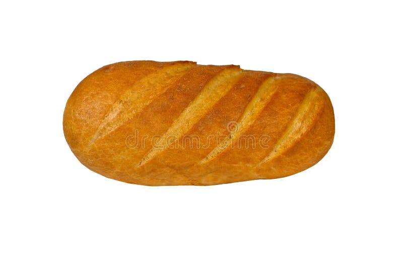 Long Loaf of the Soft Baked White Tommy Stock Image - Image of golden ...